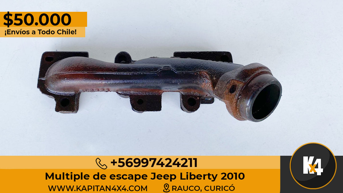Múltiple de Escape Jeep Liberty 2010 – kapitan4x4
